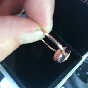 Pandora | Jewelry | Authentic Rose Gold Pandora Signature Ring | Poshmark